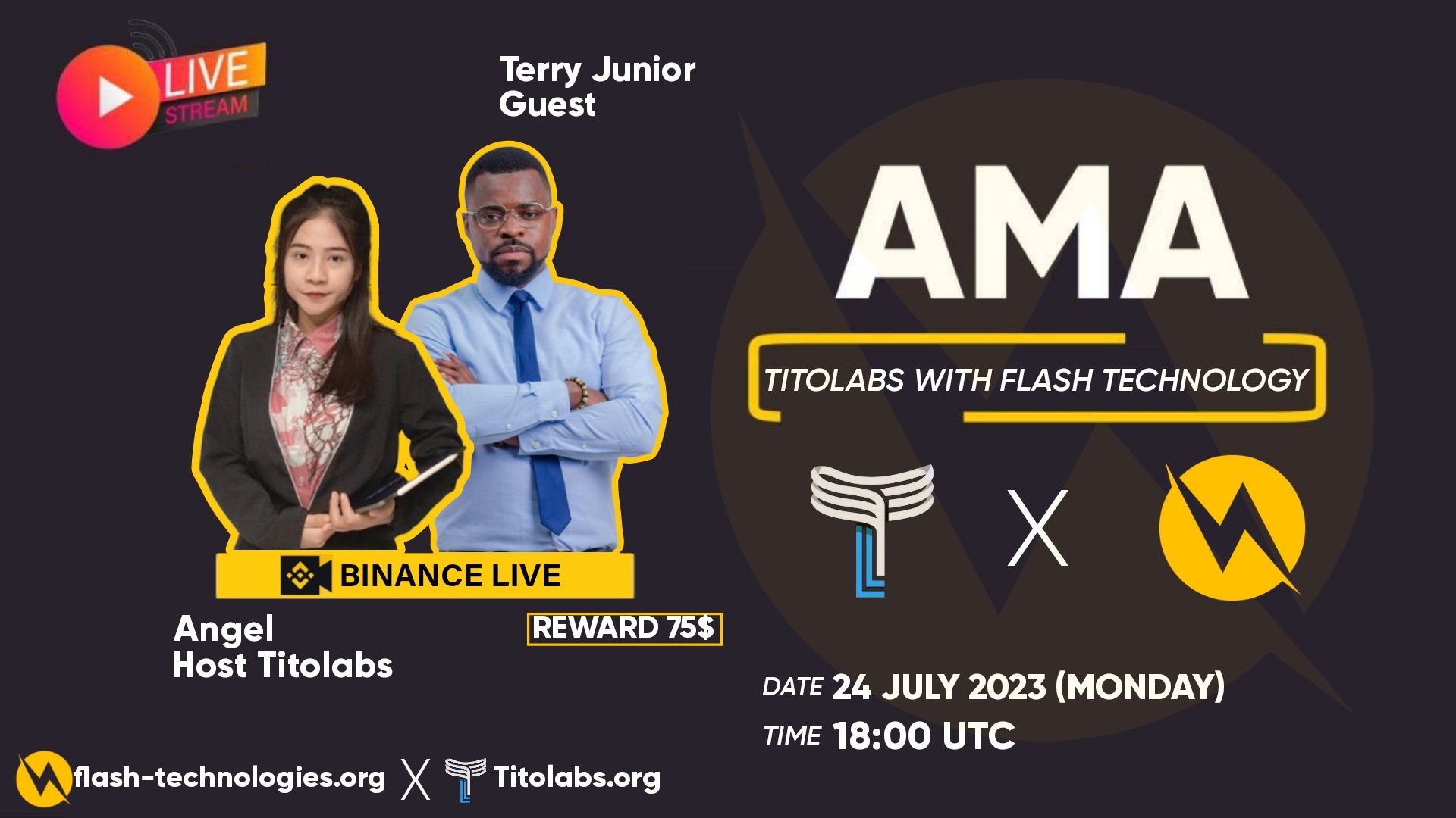 Flash Technologies on Twitter: "AMA🔴LIVE || FLASH TECHNOLOGIES @Flash_Techno_Of Link : https://t ...