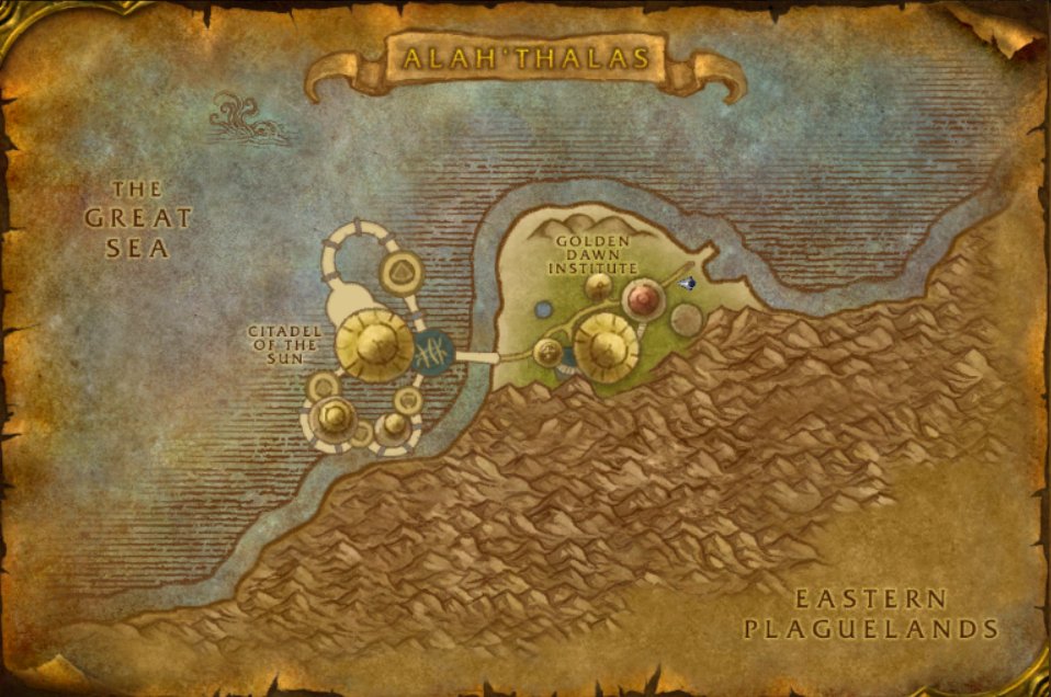 Eastern Plaguelands Map