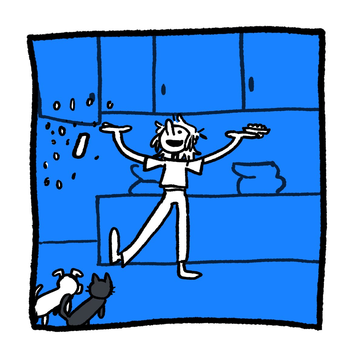 「hopper goes to a party, part 3」connorの漫画