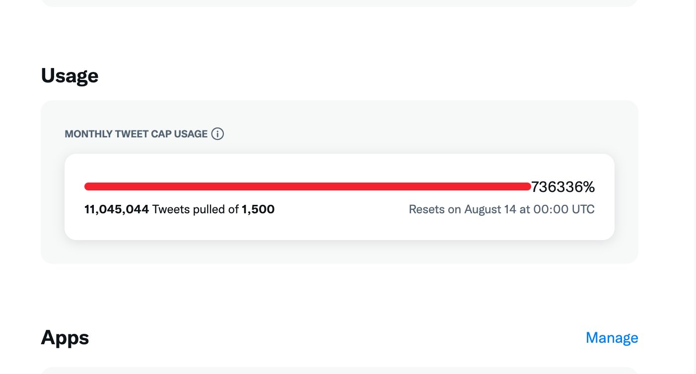 [2023/07/26]Togetterまた不具合。今回も同じく「Freeプランに勝手に降格」されるTwitter APIの異常。 - Togetter [トゥギャッター]
