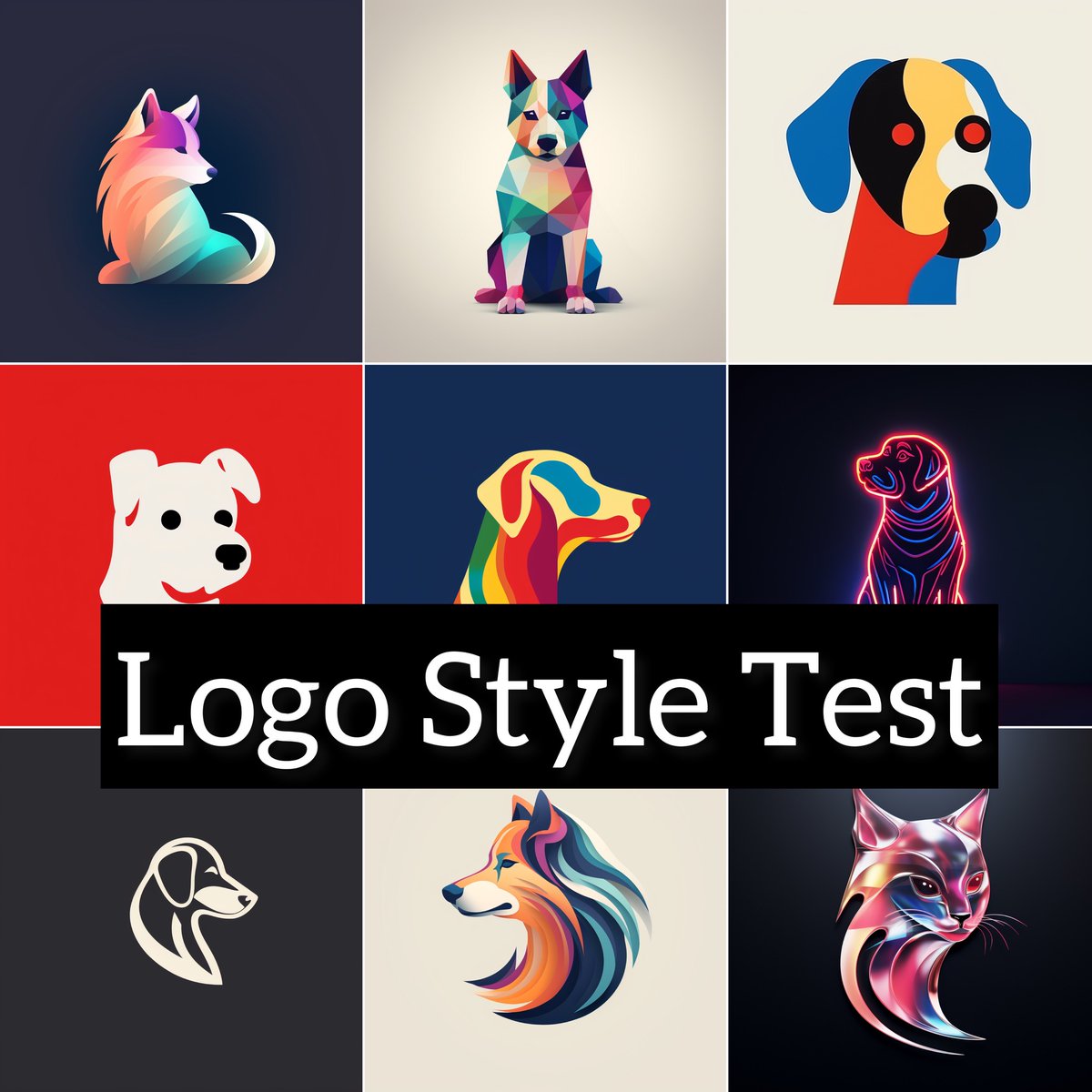 🔥Testing 24 Logo Styles🔥 Today I was testing 24 different Logo styles ...