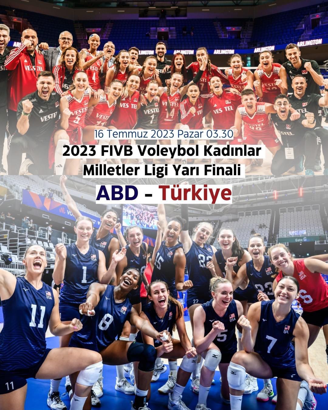 U.S. Embassy Türkiye on Twitter: "ABD Millî Takımı ve Türkiye Kadın Millî Voleybol Takımı, # ...