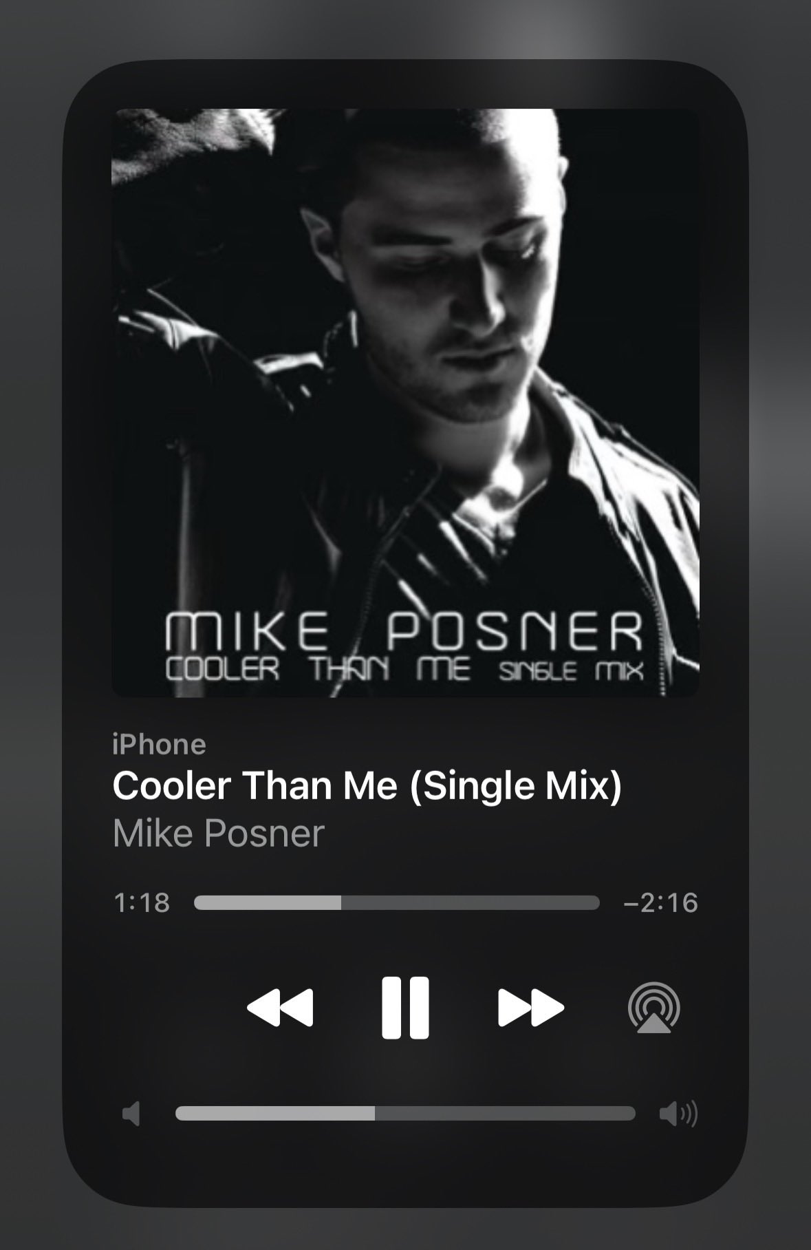 Mike Posner Cooler Than Me Album Cover