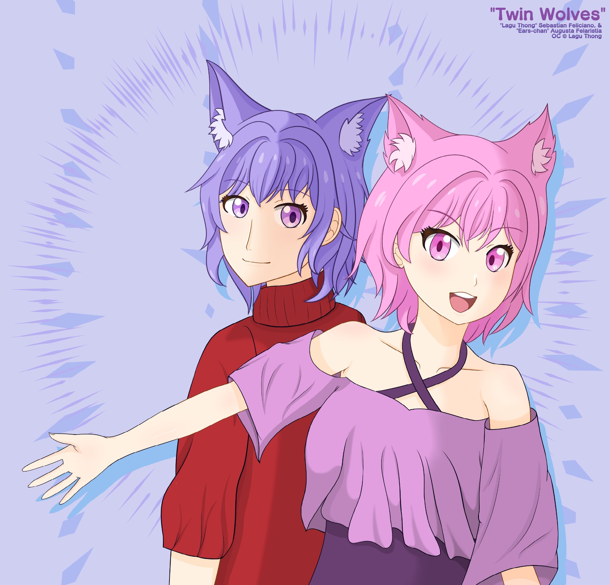 It's me Lagu on Twitter: ""Twin Wolves: Sebastian and Augusta" Remaked, retouched, redefined by ...