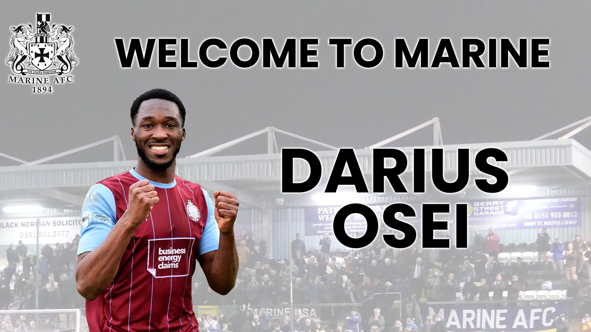 Marine Football Club on Twitter: "📝 We are delighted to announce the signing of striker Darius ...