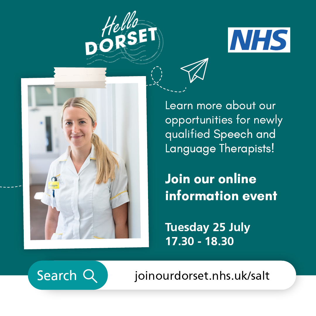 Join Our Dorset on Twitter: "📢Calling all newly qualified Speech and Language Therapists! We are ...