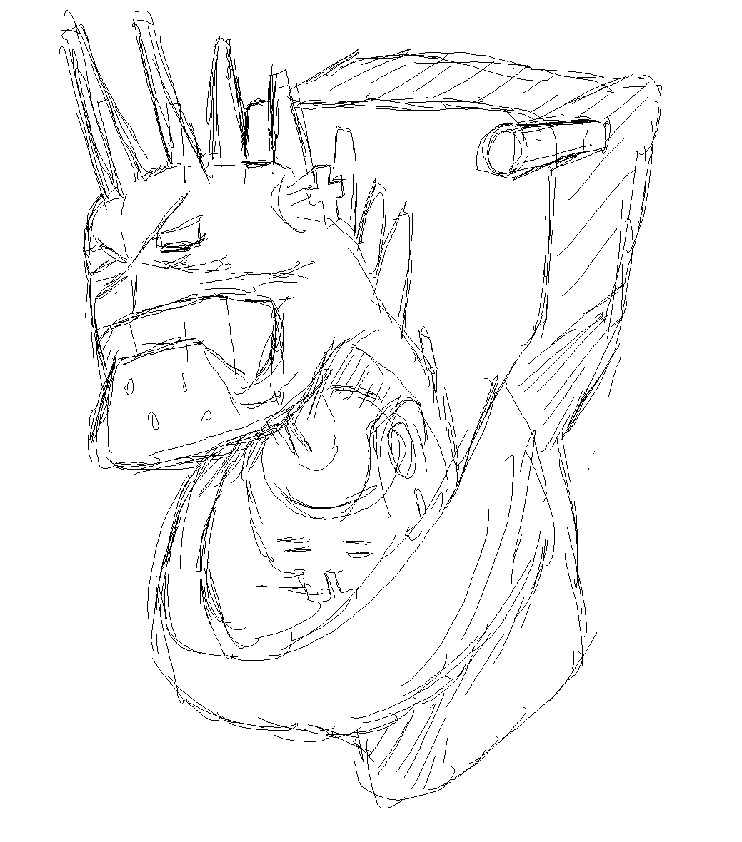 Screaming Death Dragon Coloring Pages