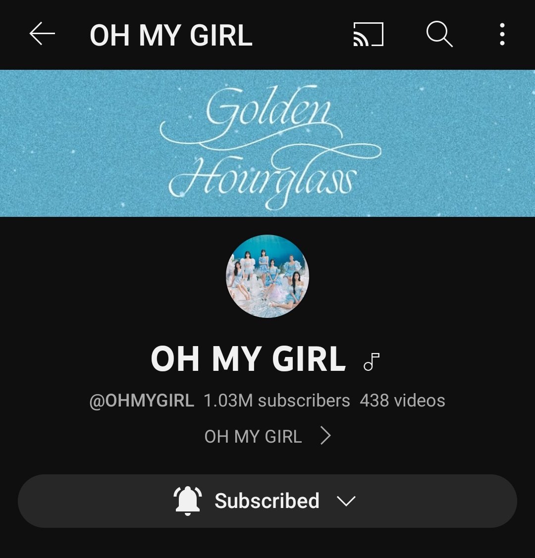 ⚜OH MY GIRL 24/7 ⏳️ Golden Hourglass⚜ on Twitter: "Oooh, Oh My Girl's YouTube channel is already ...