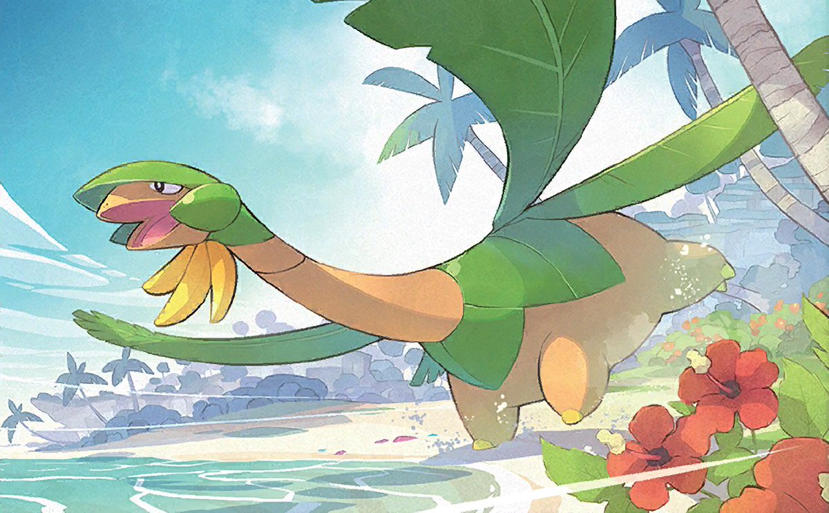 Pokemon Meganium And Tropius