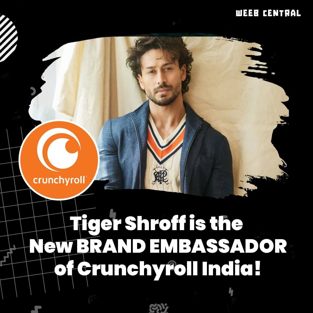 Weeb Central on Twitter: "Crunchyroll India has Announced that Bollywood Star TIGER SHROFF will ...