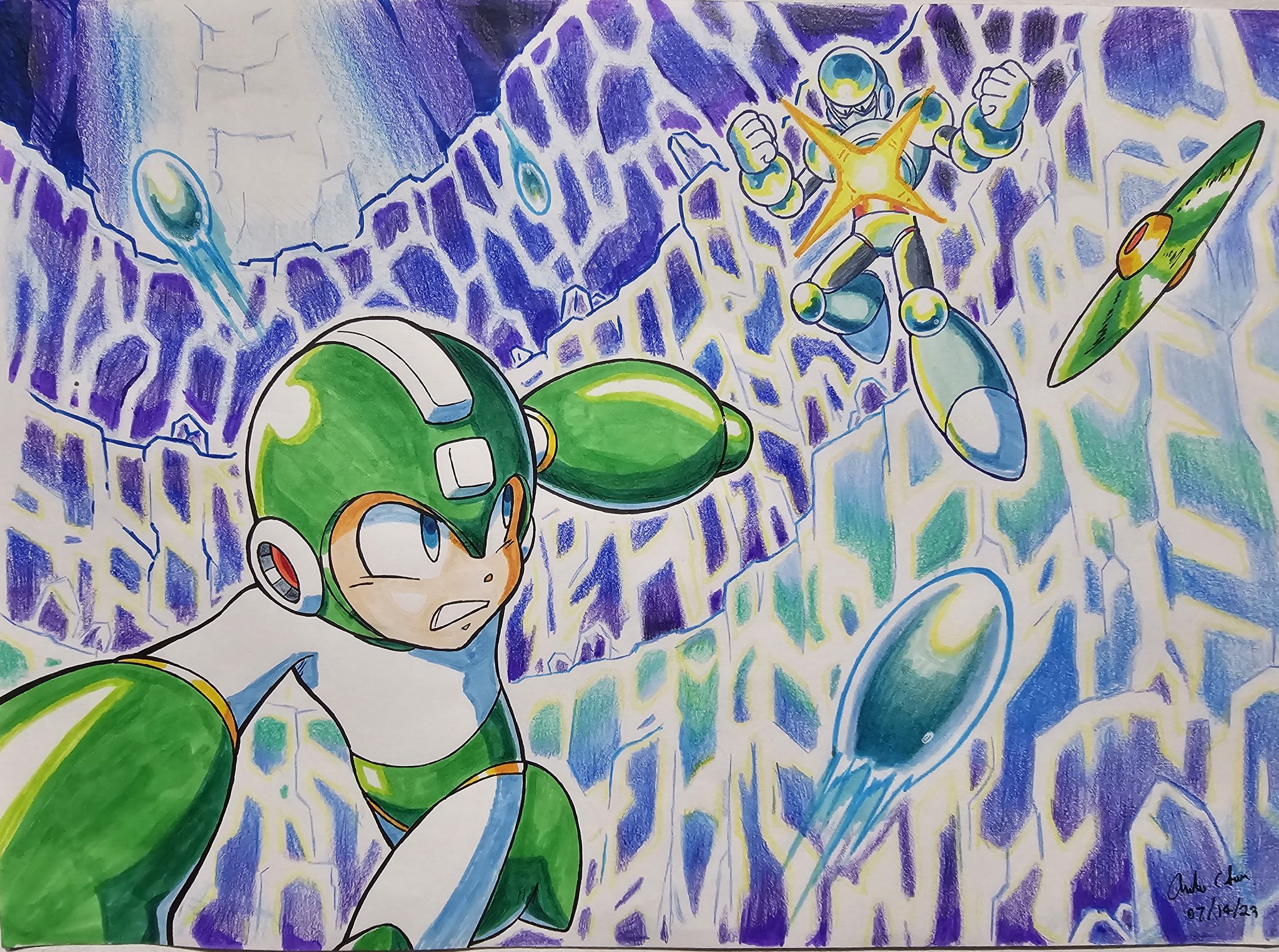Crystal Man Megaman
