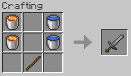 Obsidian Sword Minecraft