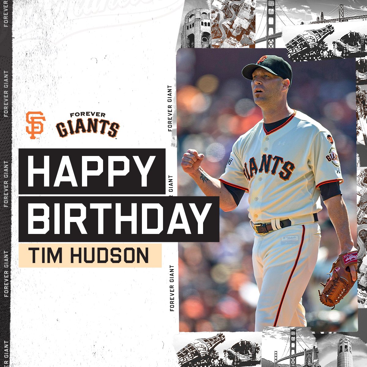 Tim Hudson Giants Uniform