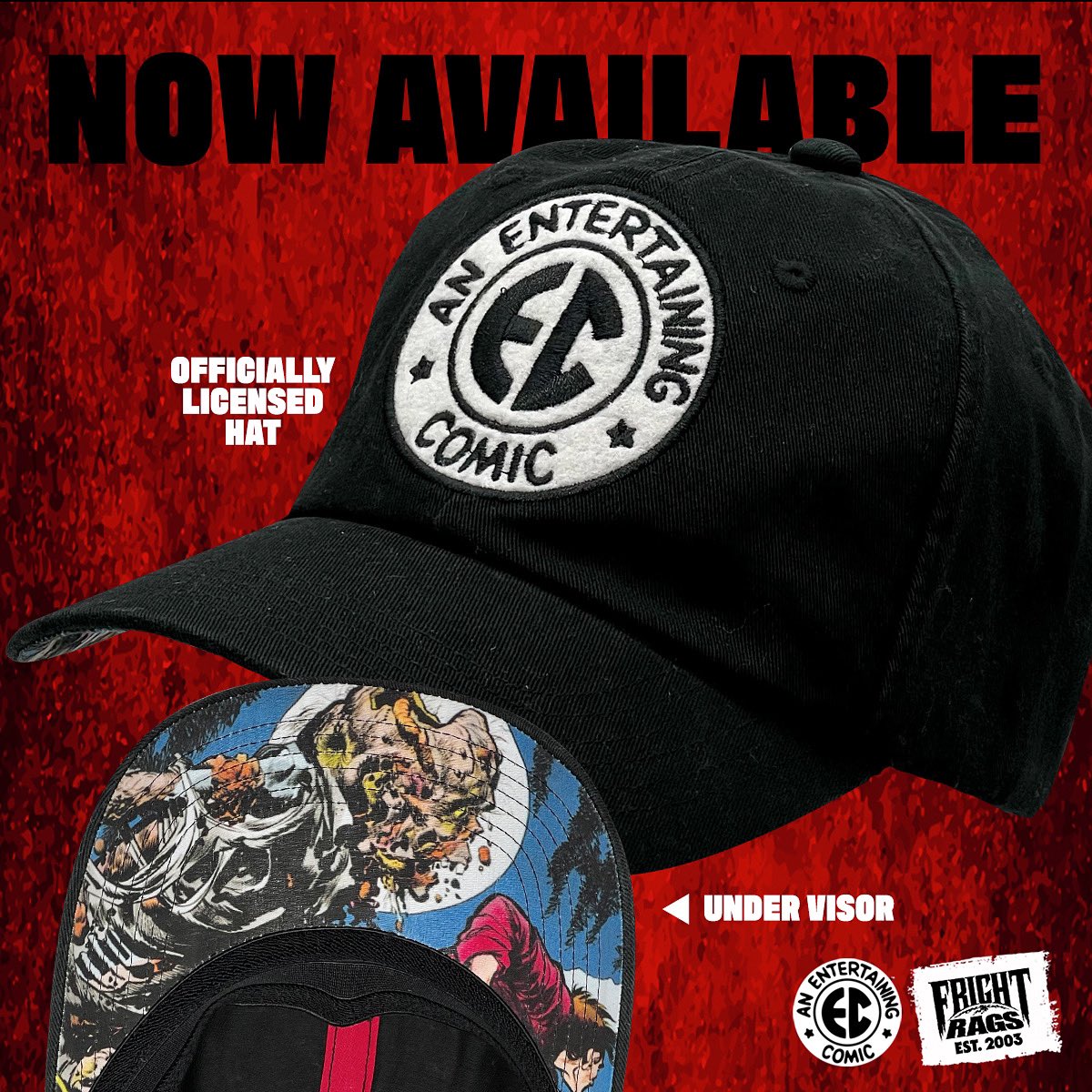 EC Comics on Twitter: "NEW RELEASE: EC Comics Hat available now! @frightrags 🧟🧢 https://shorturl ...