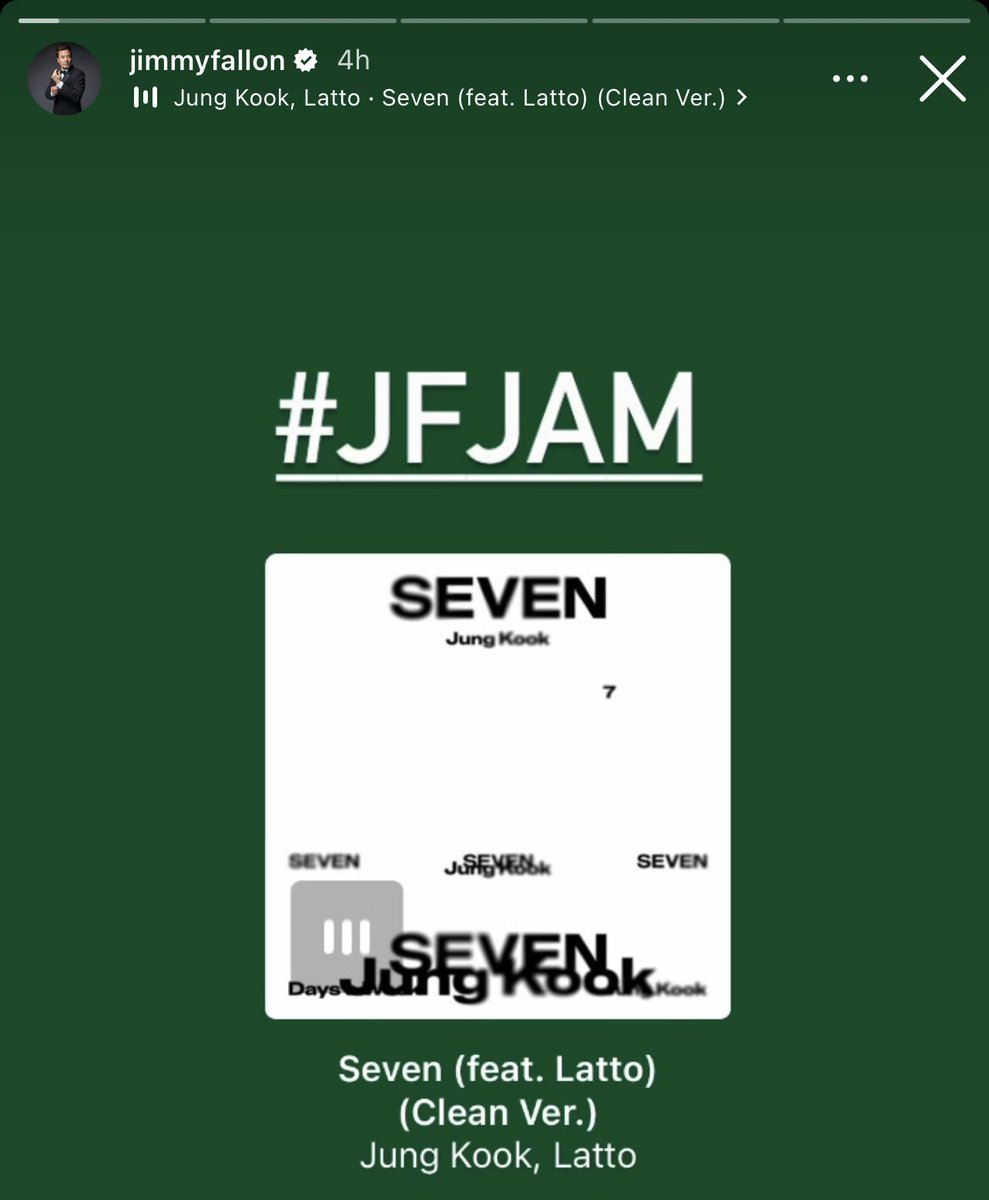 ᴋɪɴᴀ⁷ On Twitter Rt Jjk Times Jimmy Fallon Instagram Story He