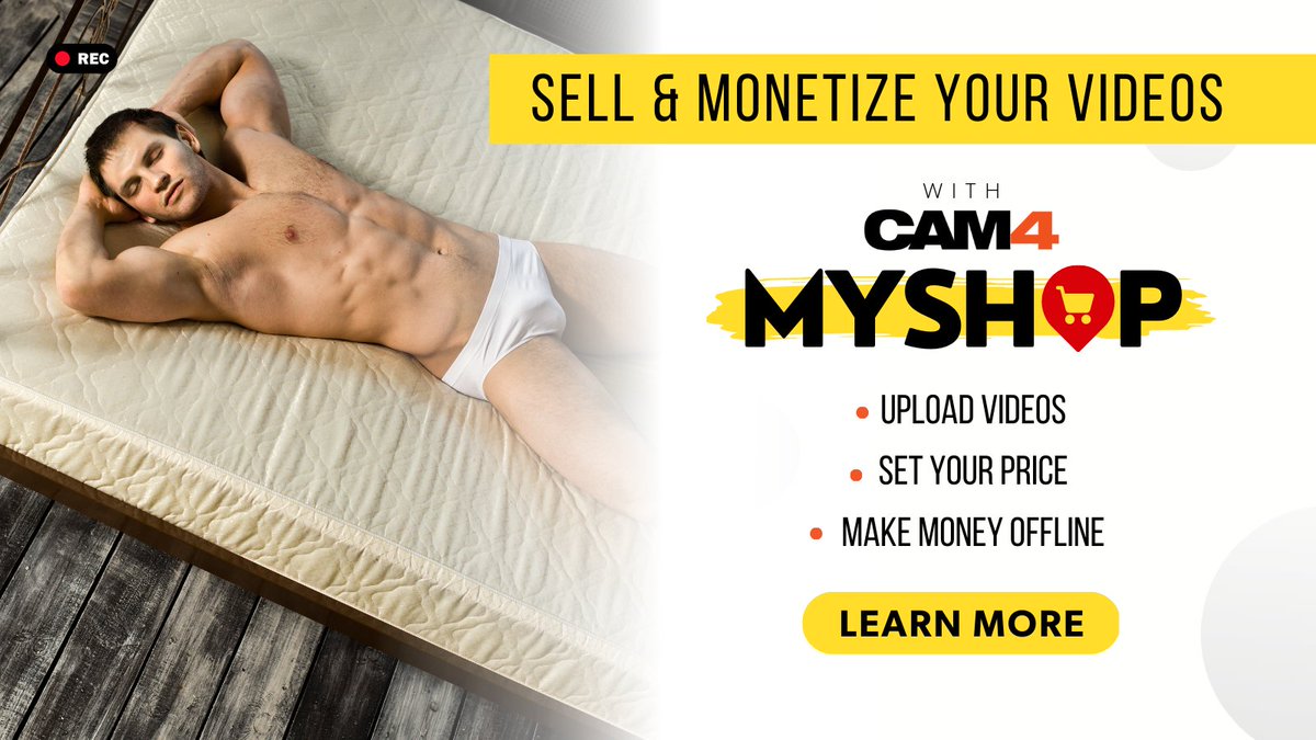 CAM4 Male on Twitter: "💰 Set up your MyShop and make money offline! 👇 👇 http://cam4.com/faq ...