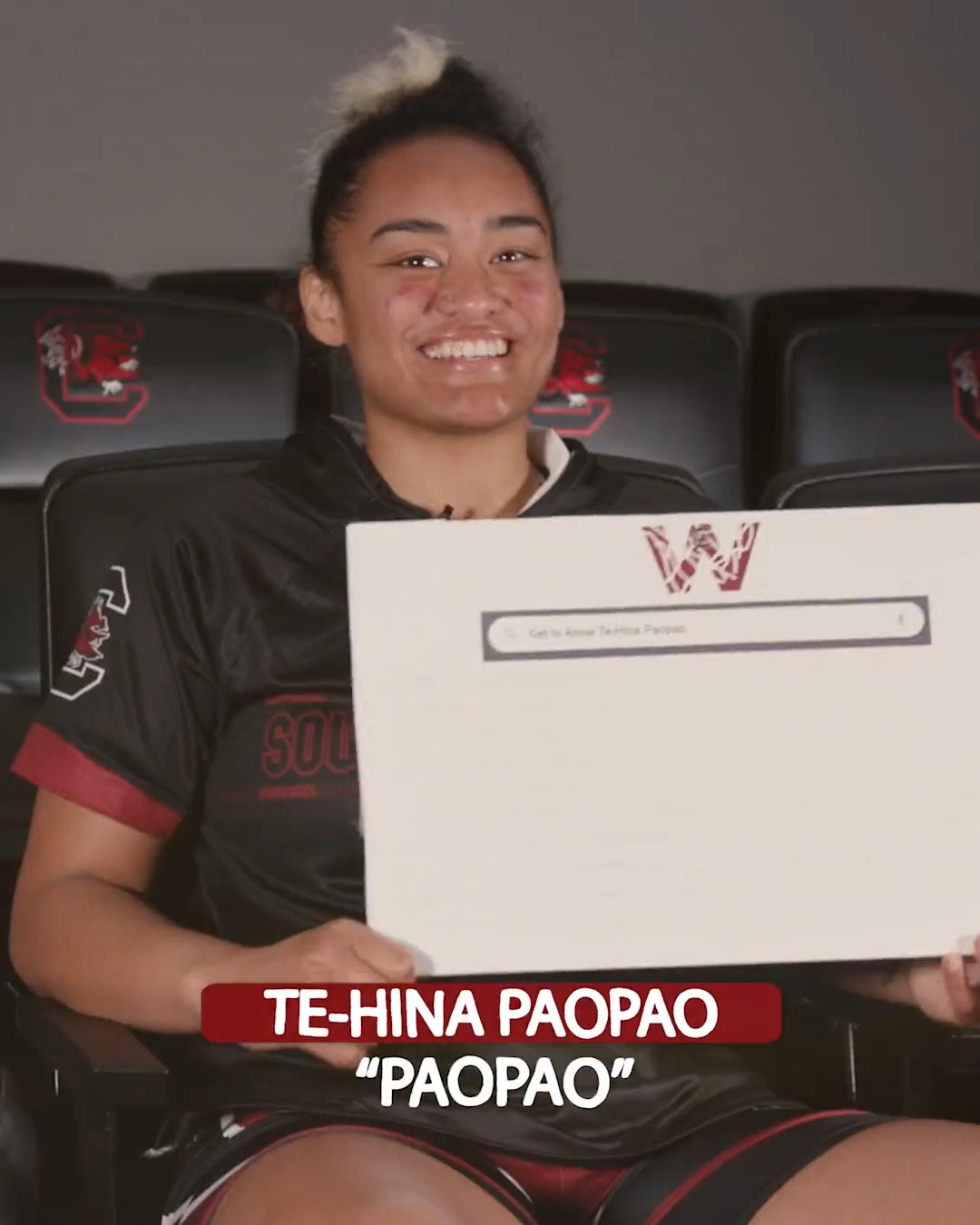 South Carolina Women's Basketball on Twitter: "Come to learn more about Te-Hina Paopao, stay for ...