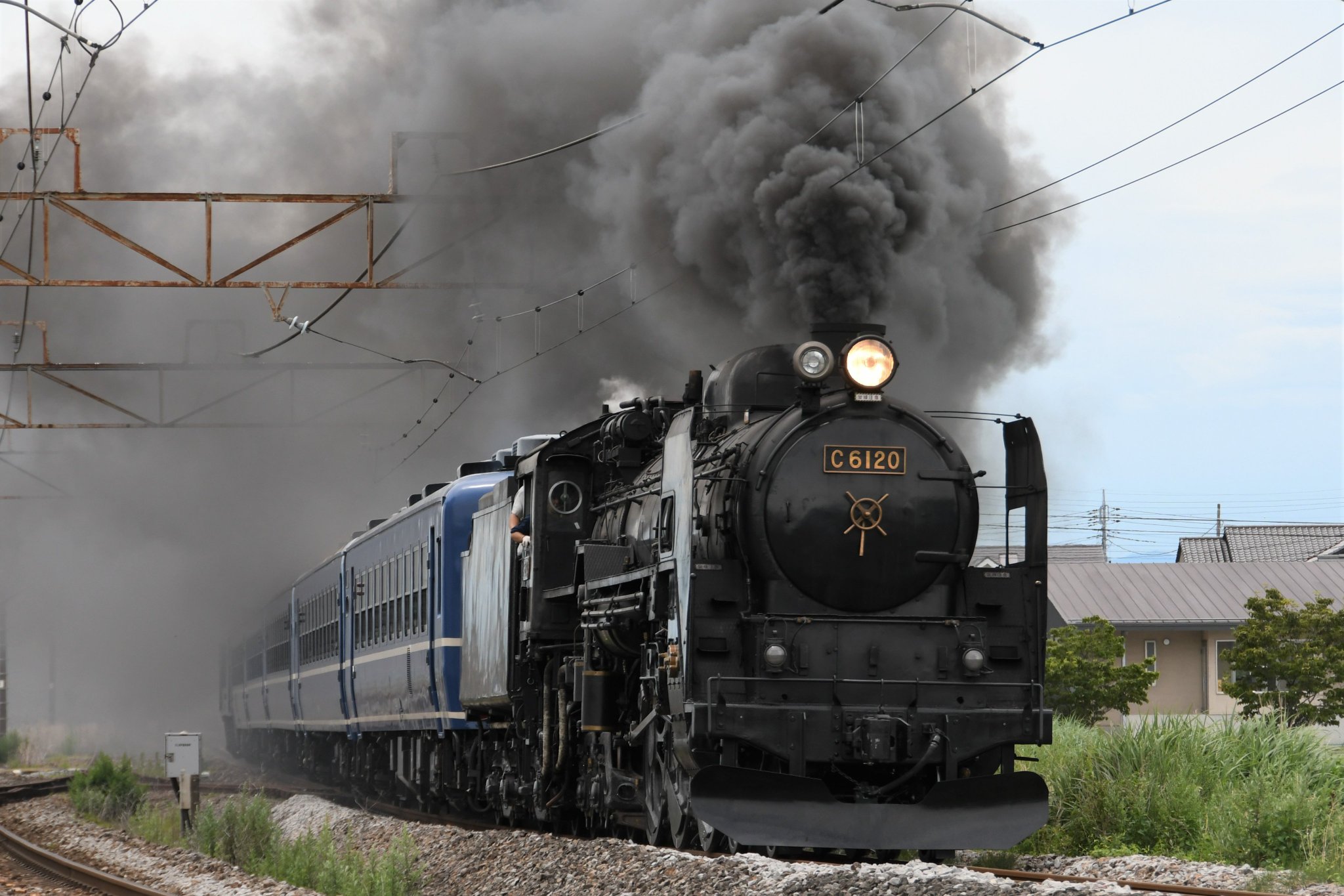 そよ風 on Twitter: "2023/07/13 試8733レ C61 20+12系5B＋EF64 1053 C61がまもなく久々に営業運転につくための水上試運転です。 このあとC61は ...