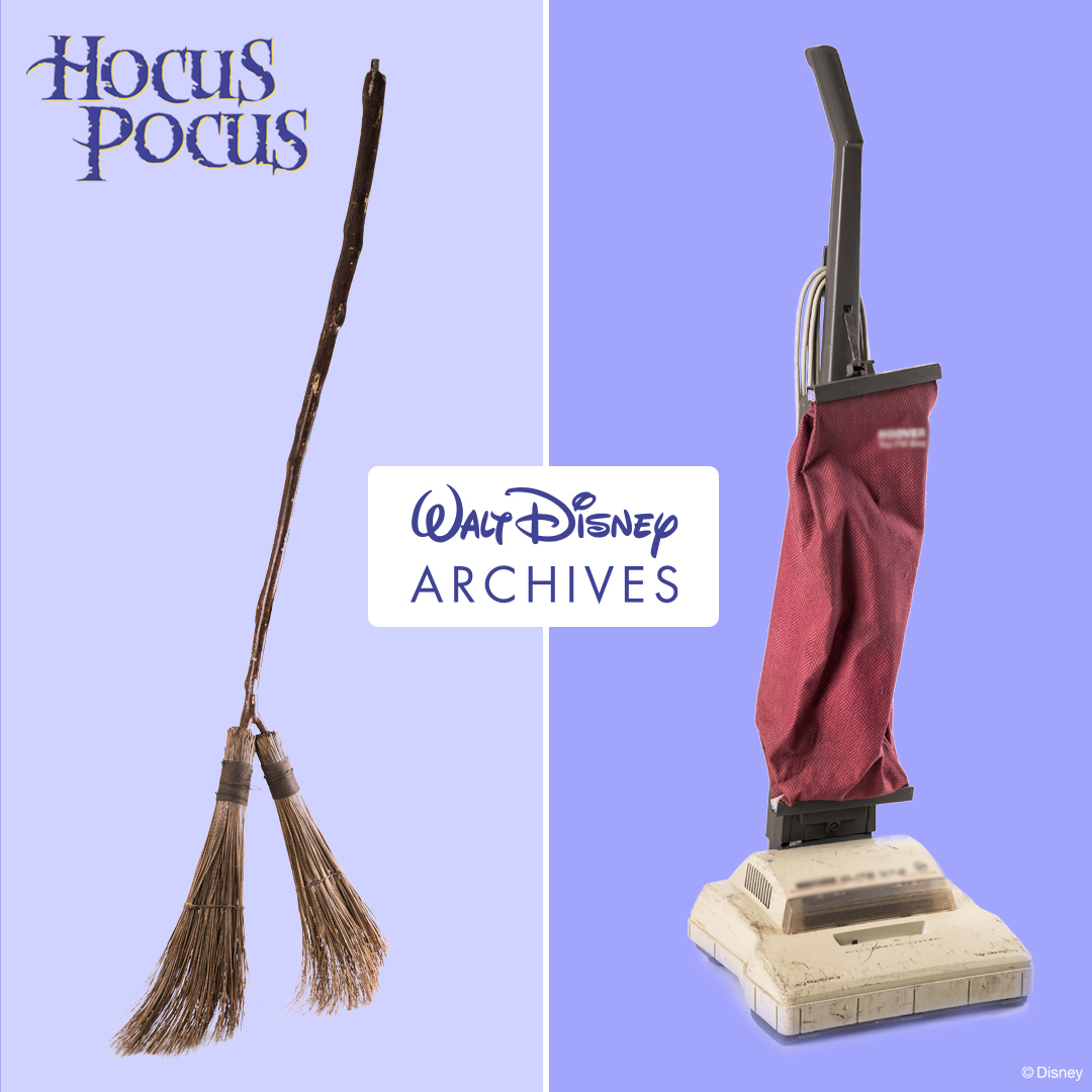 Walt Disney Archives on Twitter: "CHOOSE YOUR FLYER: Sarah Sanderson’s double-ended broom or ...
