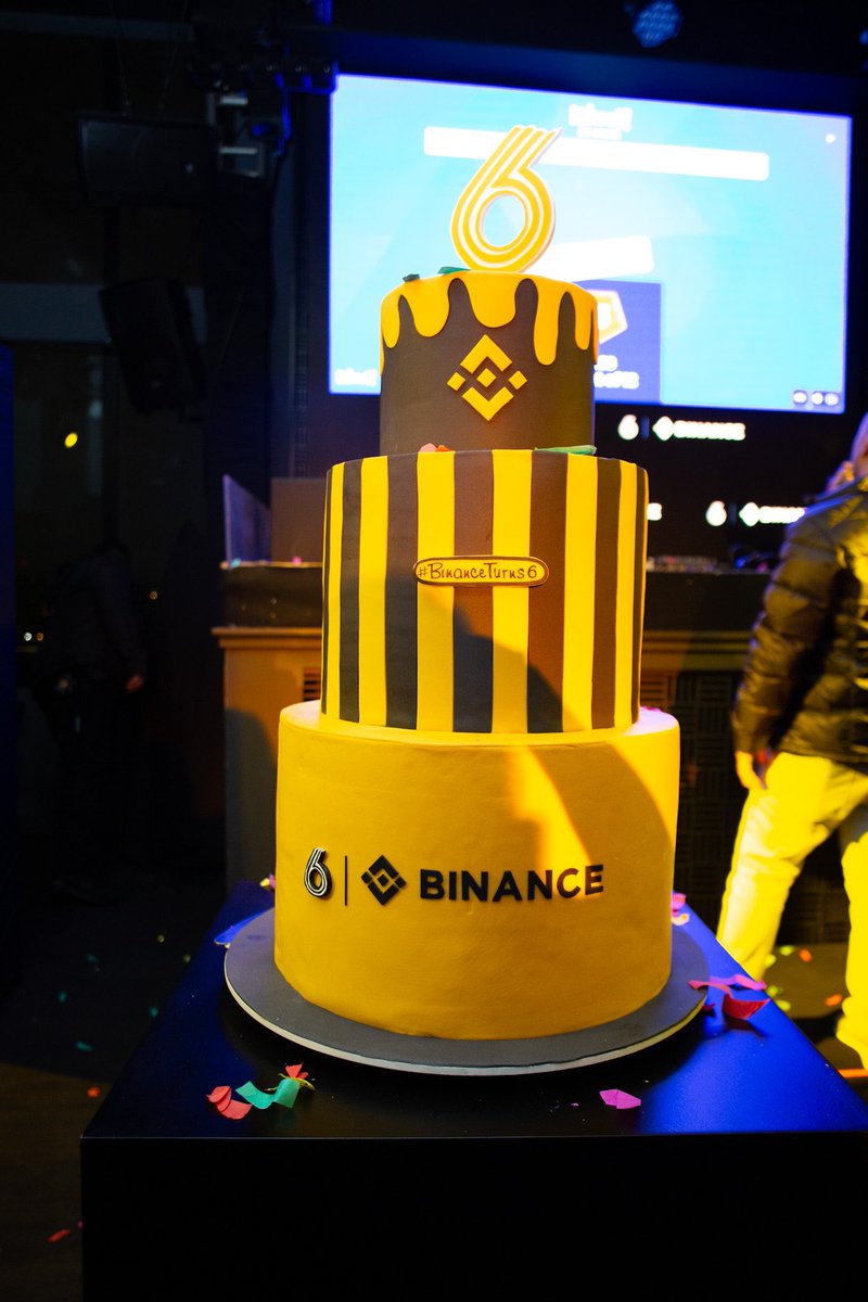 Binance Brasil on Twitter: "Aniversário com direito a bolo! #BinanceTurns6"