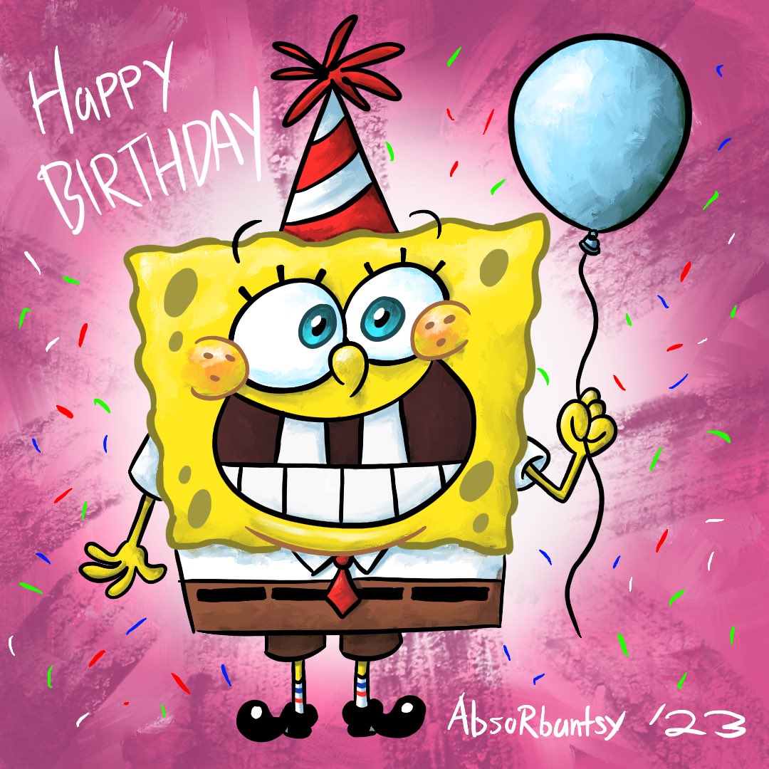 Spongebob Happy Birhtday Slinger Spongebob Happy Birthday Spongebob