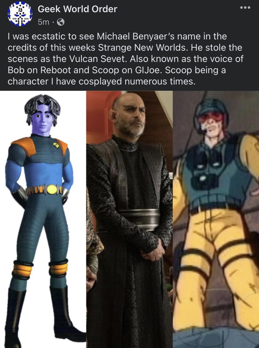 Actor Michael Benyaer