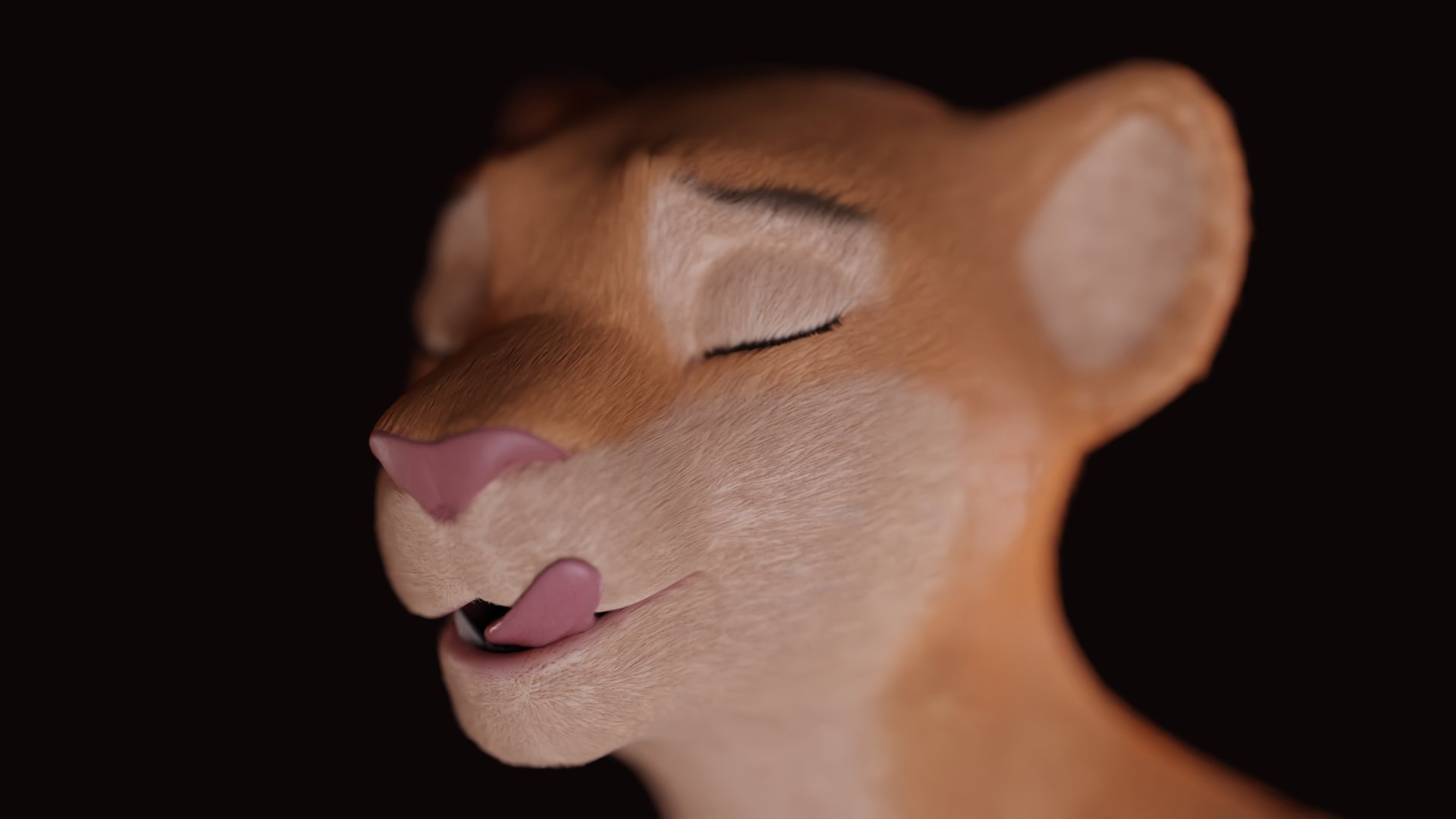 Salty145 🔞 on Twitter: "What's the cat doin'? --- Added fur to @MSplashDoggy's Nala model. I'll ...