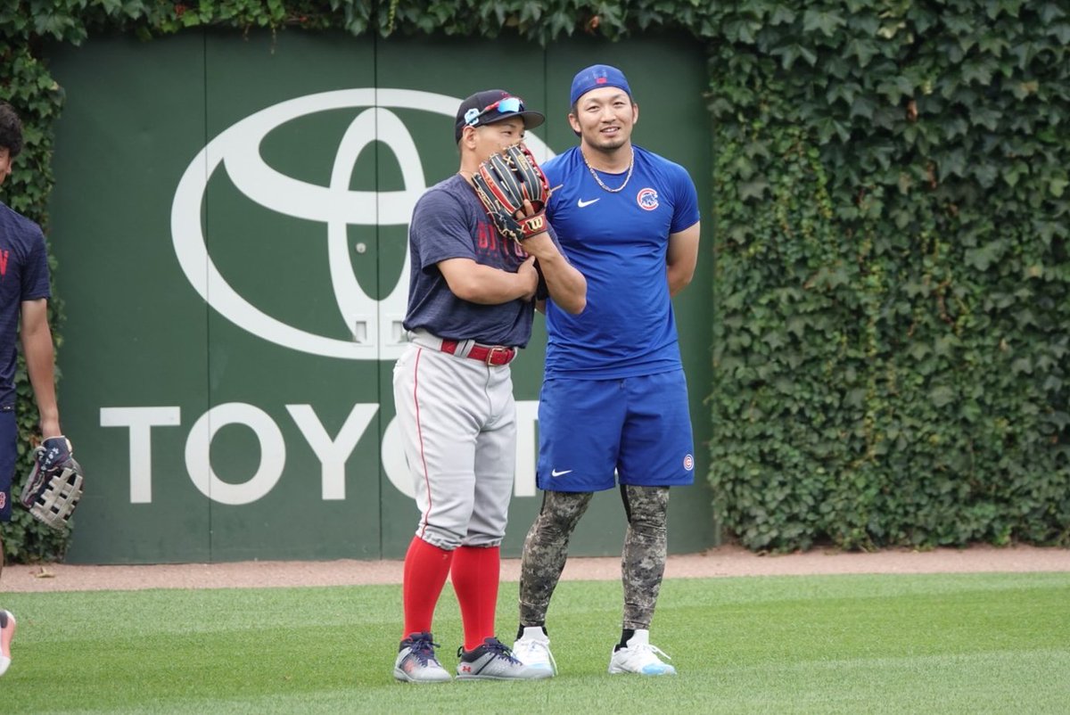 Full Count Mlb取材班 On Twitter レッドソックス 吉田正尚 外野手と カブス 鈴木誠也 外野手が再会👍 シーズン後半初戦に早速直接対決が実現🔥 グラウンドで