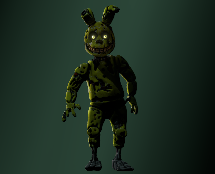 FNAF Models Lore on Twitter: "To those unaware, this here is the first Springtrap model ever ...