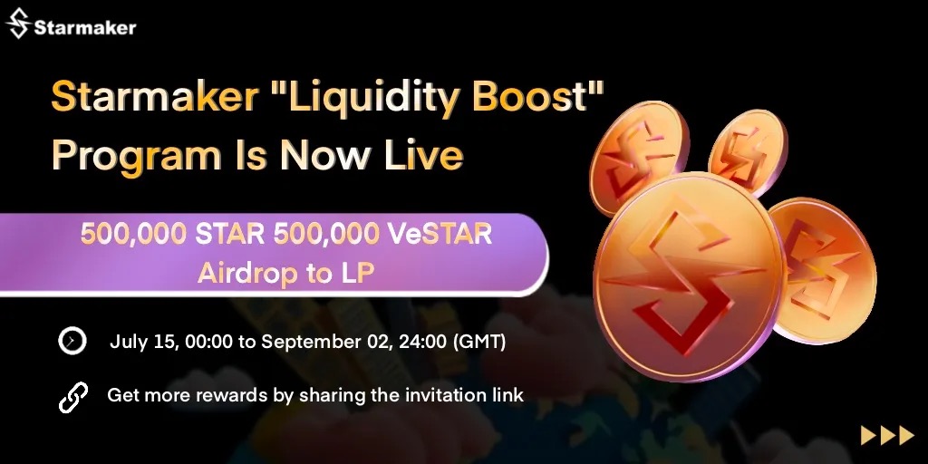 Starmaker on Twitter: " #Starmaker Liquidity Boost Program is Now live. You can earn token # ...