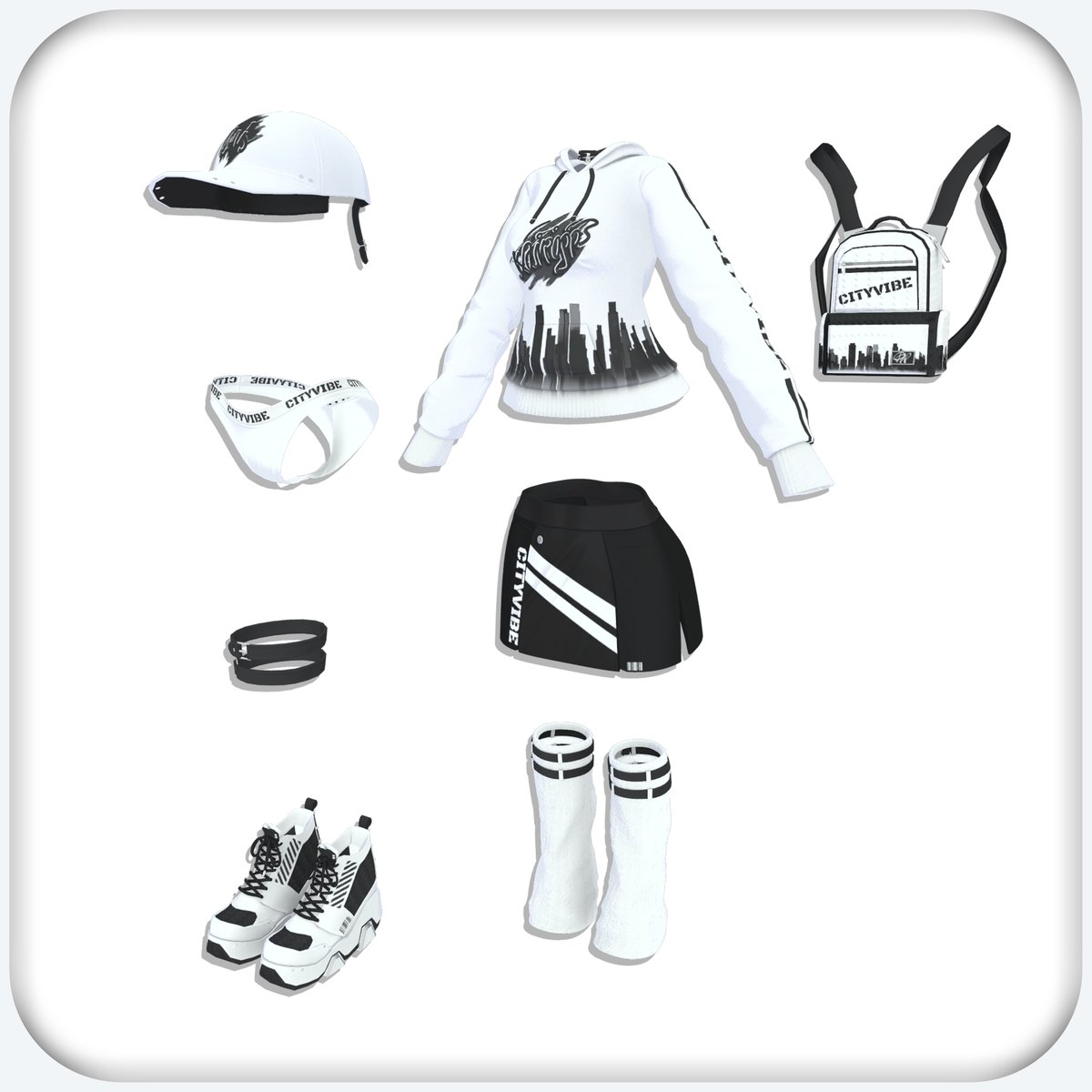 Pini on Twitter: "次の衣装！😆 #VRChat #VRC #booth_pm #3DModel #Pini_3D_Prod"