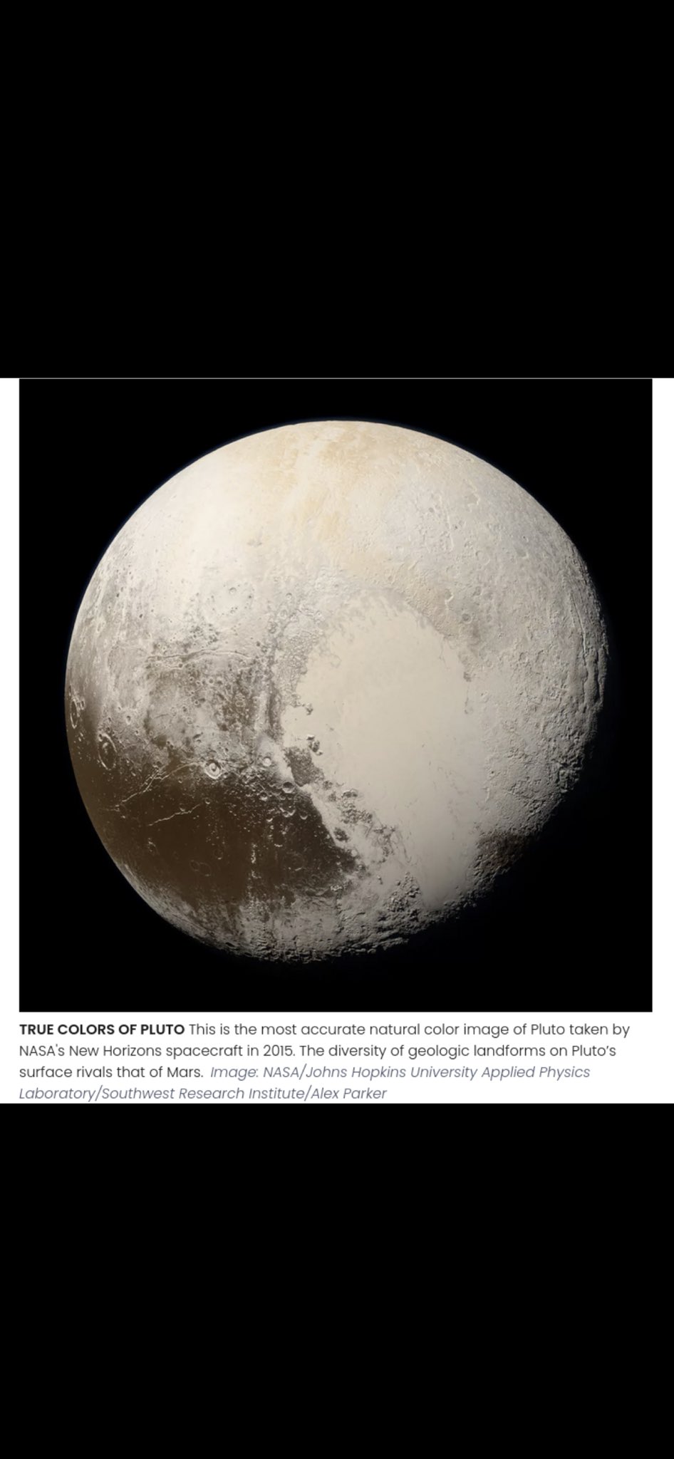 What Color Is Pluto Nasa