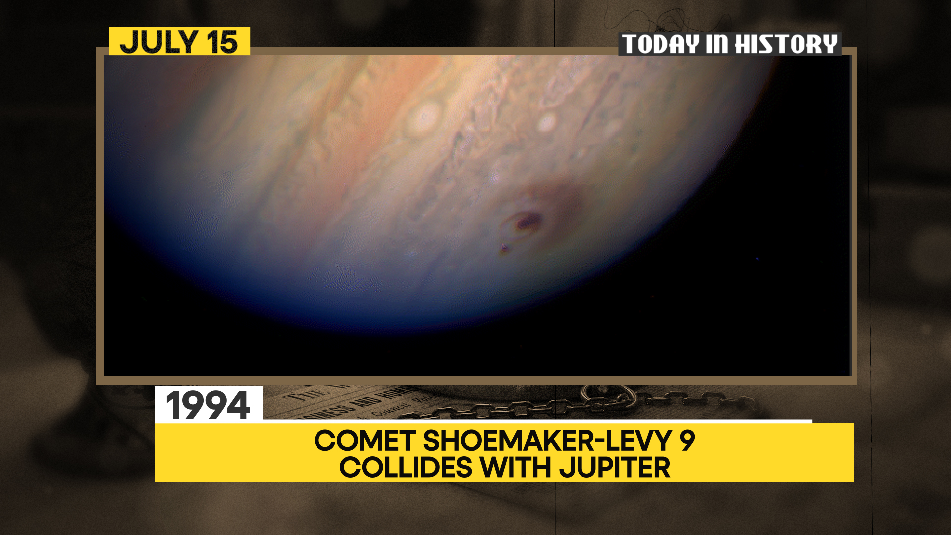 Shoemaker Levy Impact On Jupiter