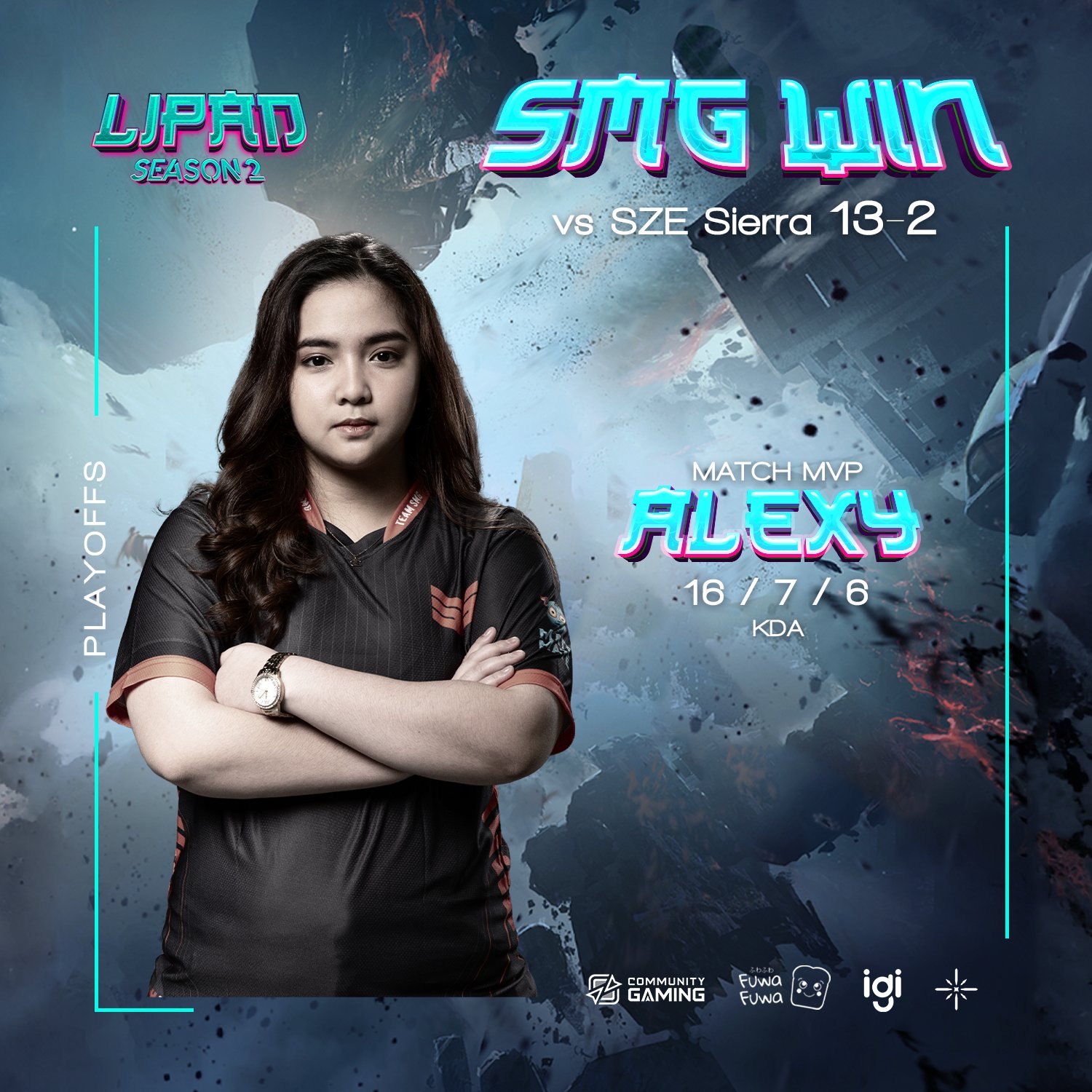 Sector Zero on Twitter: "It's a Team SMG win to start off the LIPAD Season 2 Playoffs! 🤙 The ...