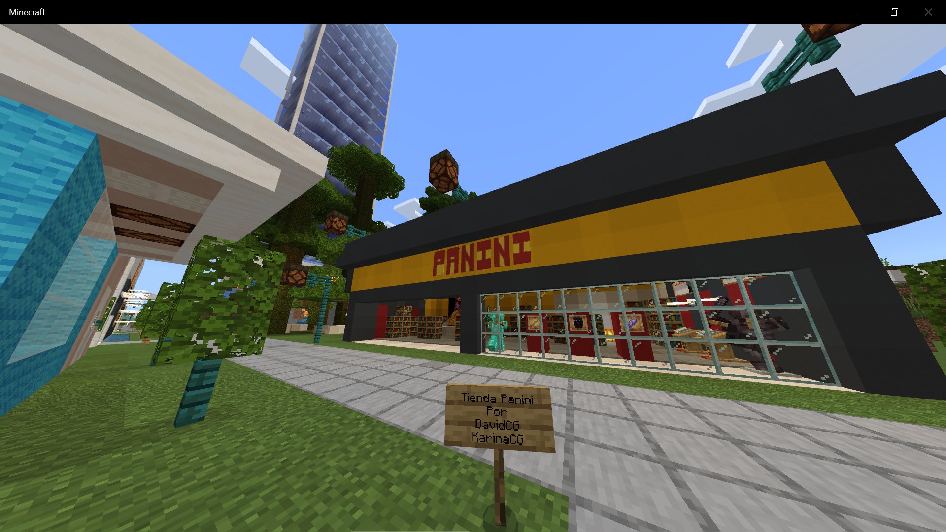 Edificio De La Tienda De Minecraft