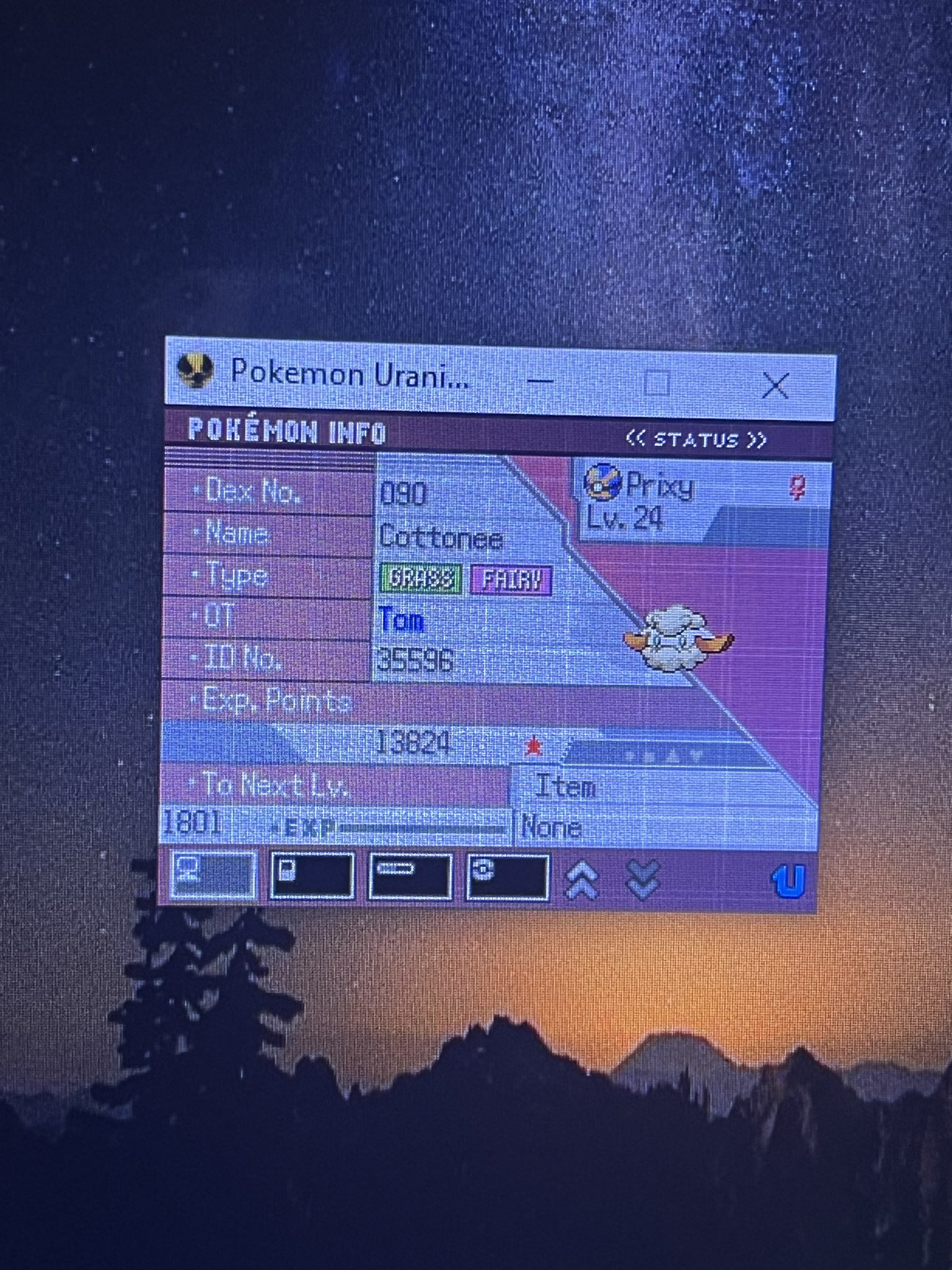 Tom on Twitter: "Shiny cottonee after 112 random encounters in uranium with shiny charm (this ...