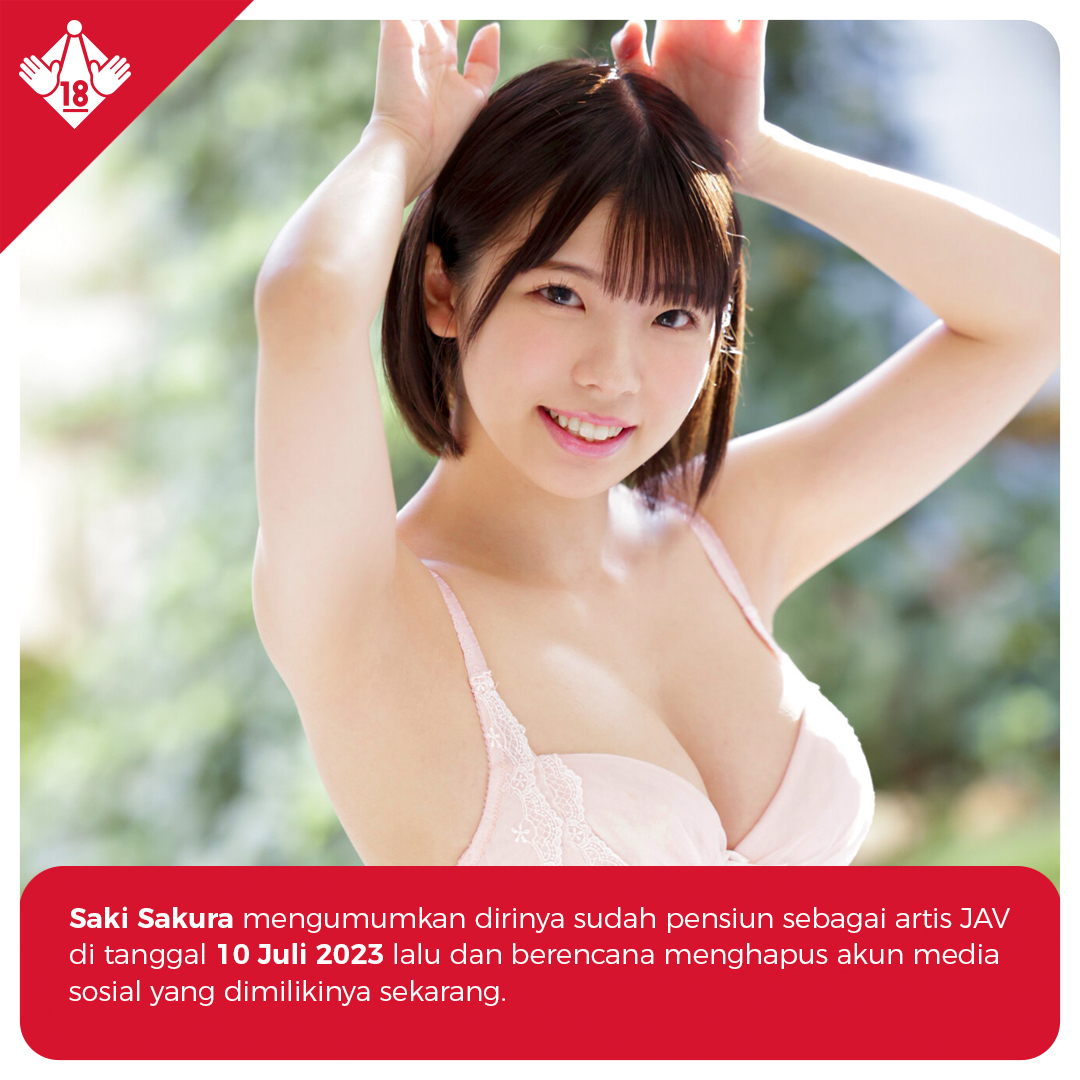 javminded 🔞 on Twitter: "Saki Sakura menutup karirnya selama 1 tahun 4 bulan sebagai artis JAV ...