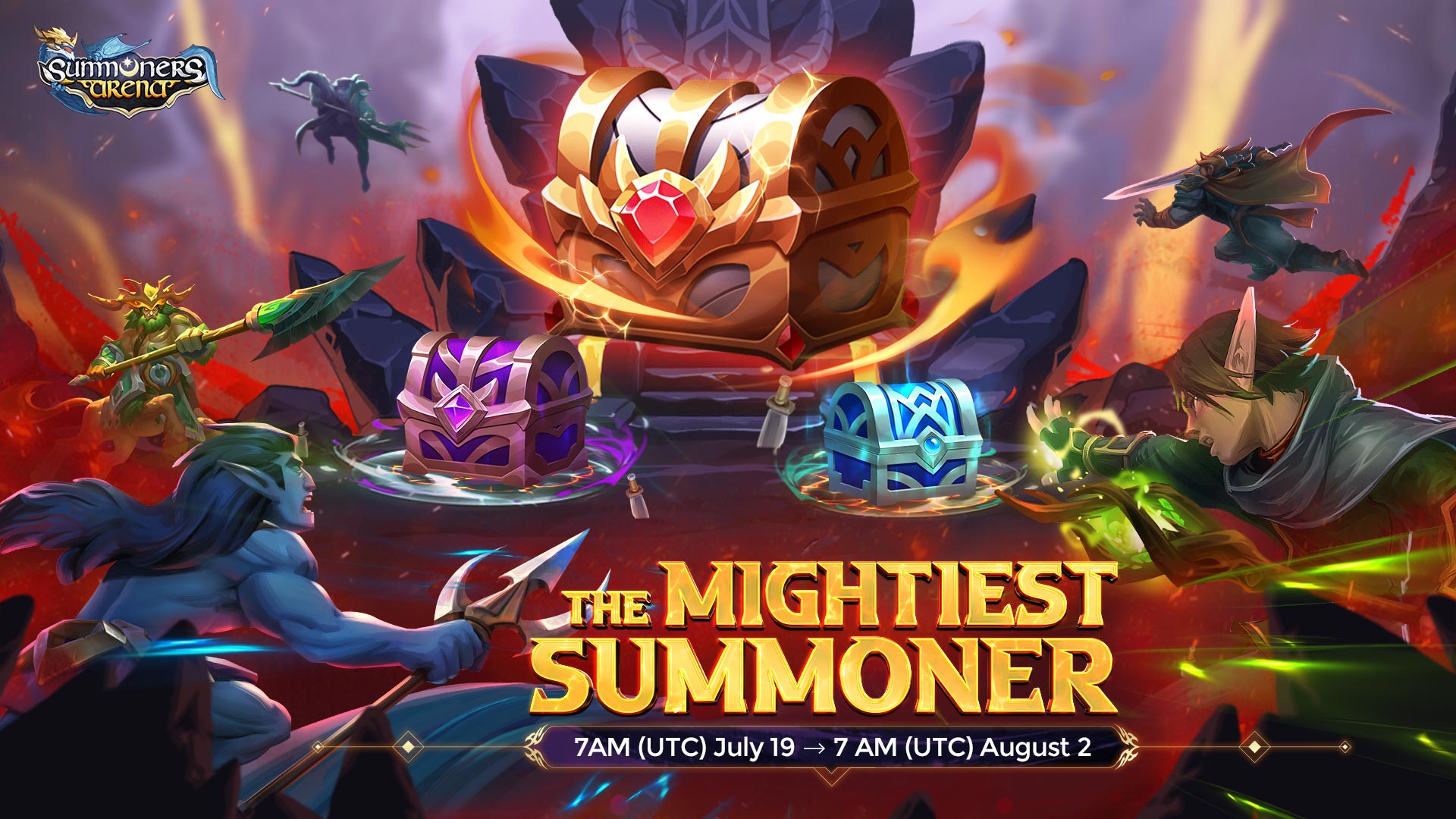 Summoners Arena: Idle RPG on Twitter: "💪"The Mightiest Summoner": The Battleground is your ...
