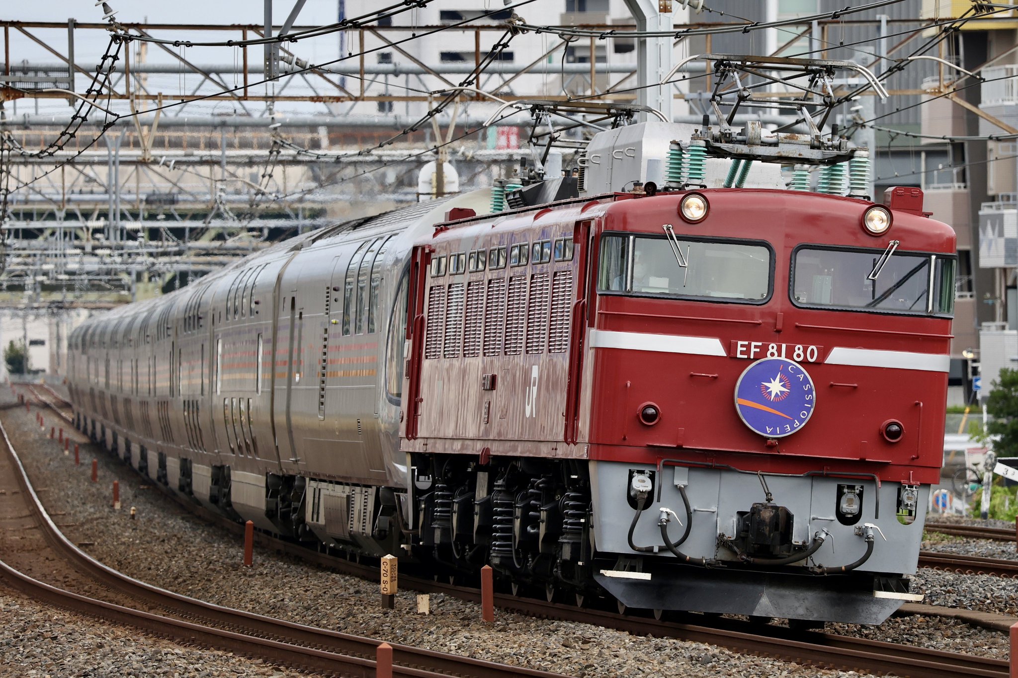 ファイア🔥 on Twitter: "7/15 9011レ カシオペア紀行 青森行き EF81 80[尾] E26系客車 https://t.co/u7FuCq7jrm" / Twitter