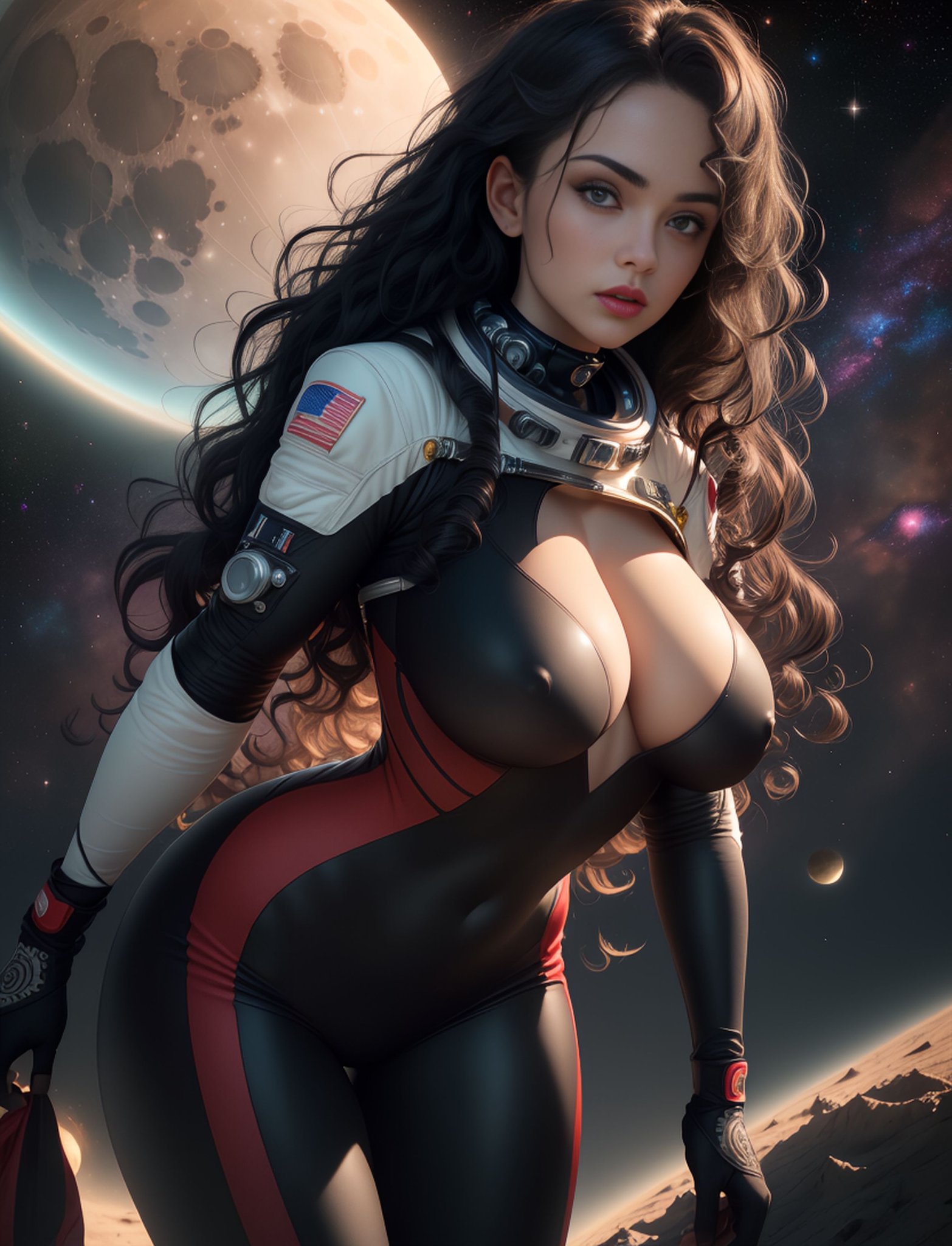 Don McLame on Twitter: "My entries for #spAIcegirlChallenge by @AIxDesireArt Space Girl NSFW ...