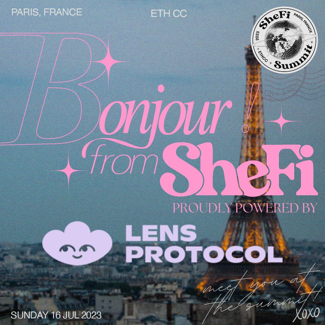 Lens Protocol on Twitter: "Bonjour @She__Fi"