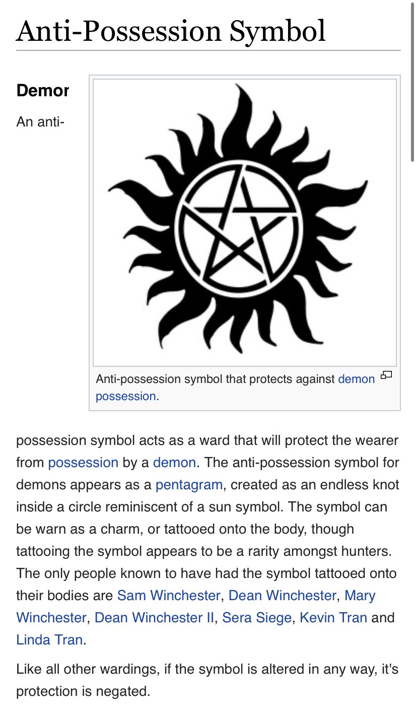 Demonic Possession Symbols