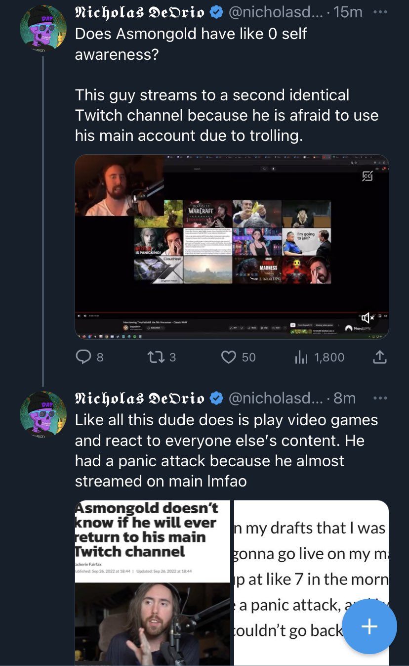 Technicals 👾 on Twitter: "All this guy does is insert himself in online Twitter drama, doesn’t ...