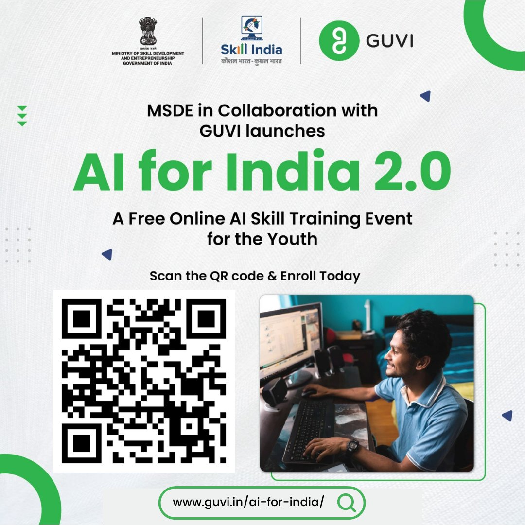 Skill India on Twitter: "📢 Introducing AI for India 2.0 - A Free Online ...