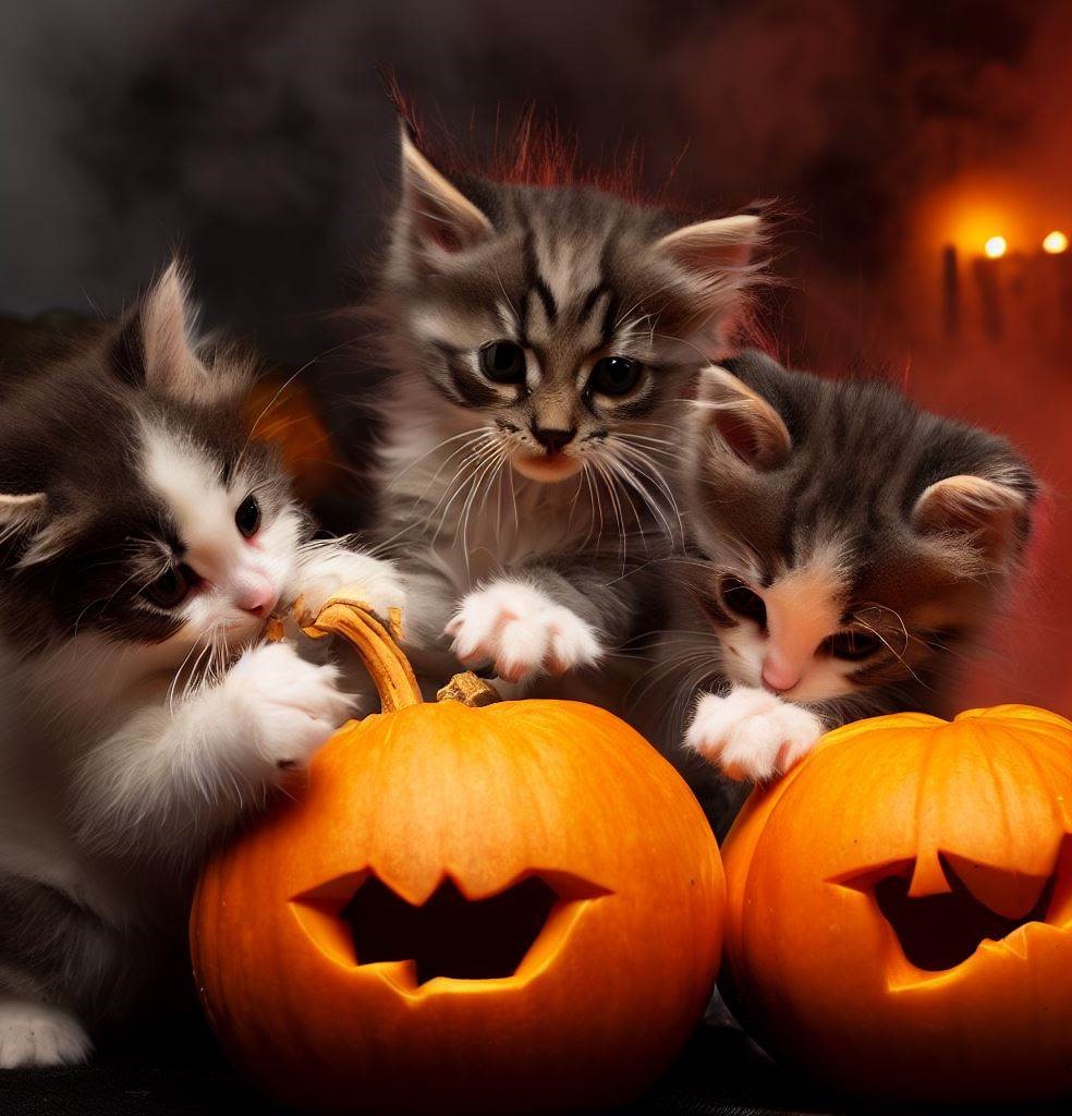 Halloween Cats Wallpaper