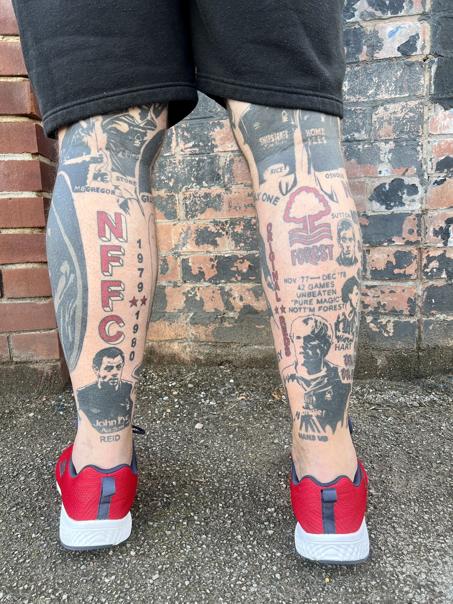 Nottingham Forest Tattoos NFFC Aloha Hawaiian Bucket Hat Nottingham