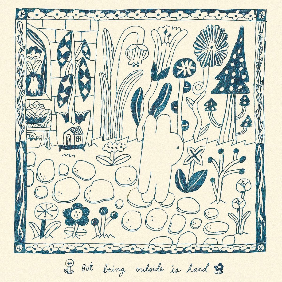 🍒odd rabbits🐇 on Twitter: "sometimes going outside is hard 🌟🌷"