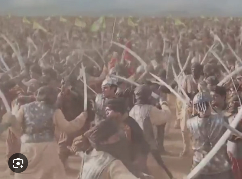 Thanks to movies we have this impression that medieval wars were ...