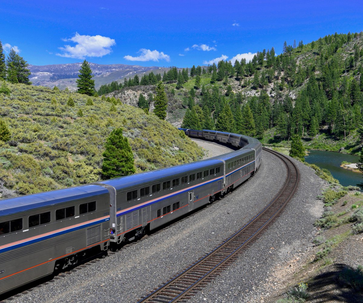 Amtrak on Twitter: "Route: California Zephyr River: Truckee Mountains: Sierra"