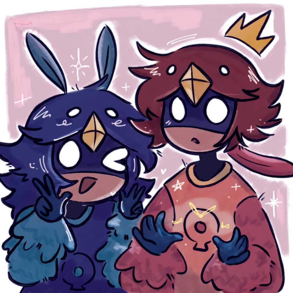 nightmargin 🐌 otakuthon on Twitter: "RT @pcdraws_: tried drawing calamus and alula #OneshotGame"